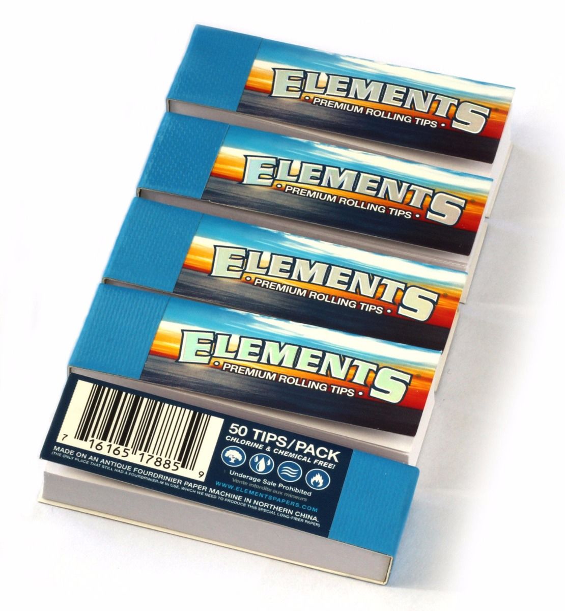 Elements Premium Rolling 50 Tips Per Pack