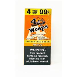 4K Wraps Mango Good Times Blunt