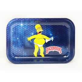 backwoods Aluminum Rolling Tray Dark Blue Color