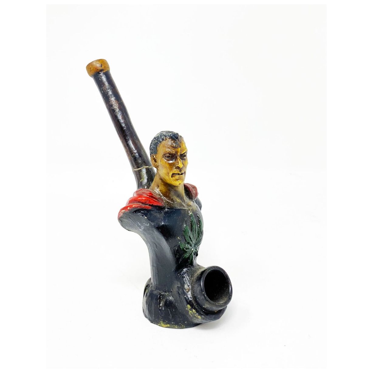 Face Characters Pipe Glass